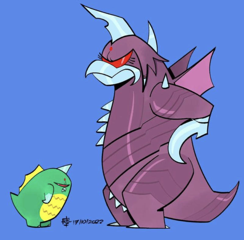 Gigans Mom Godzilla Know Your Meme