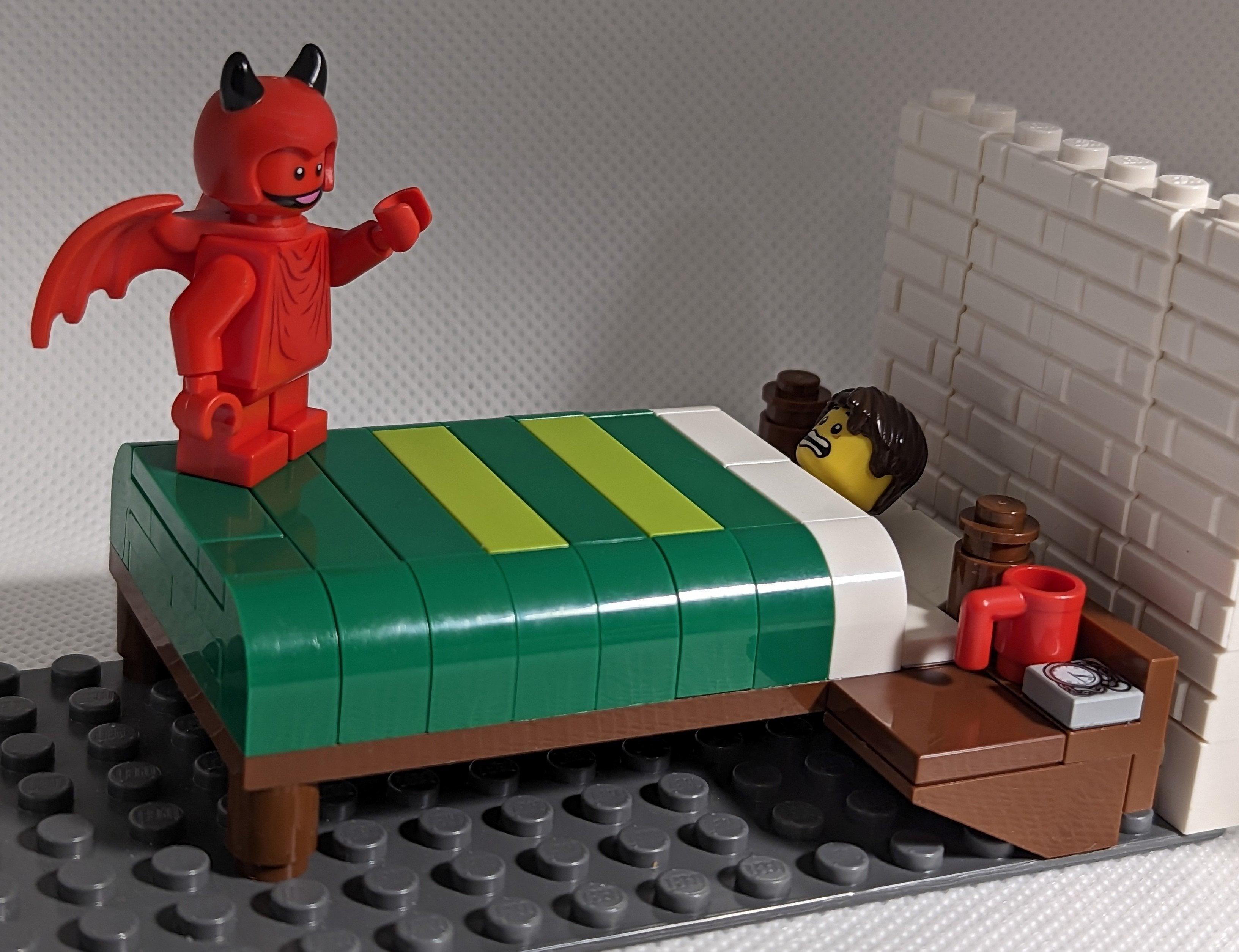 Lego Sleep paralysis demon | LEGO | Know Your Meme