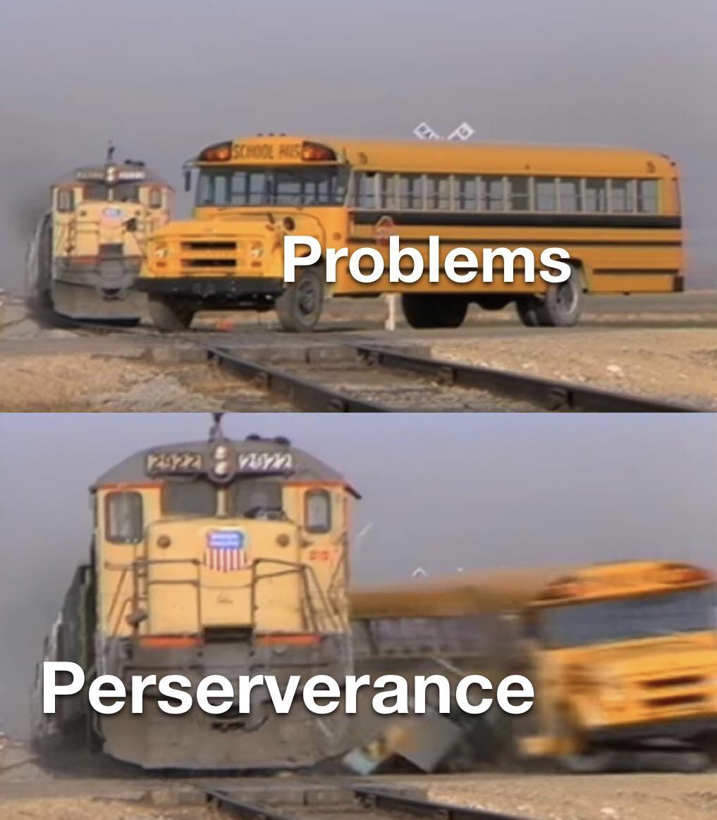 Life will always have problems but all we can do is persevere | /r ...