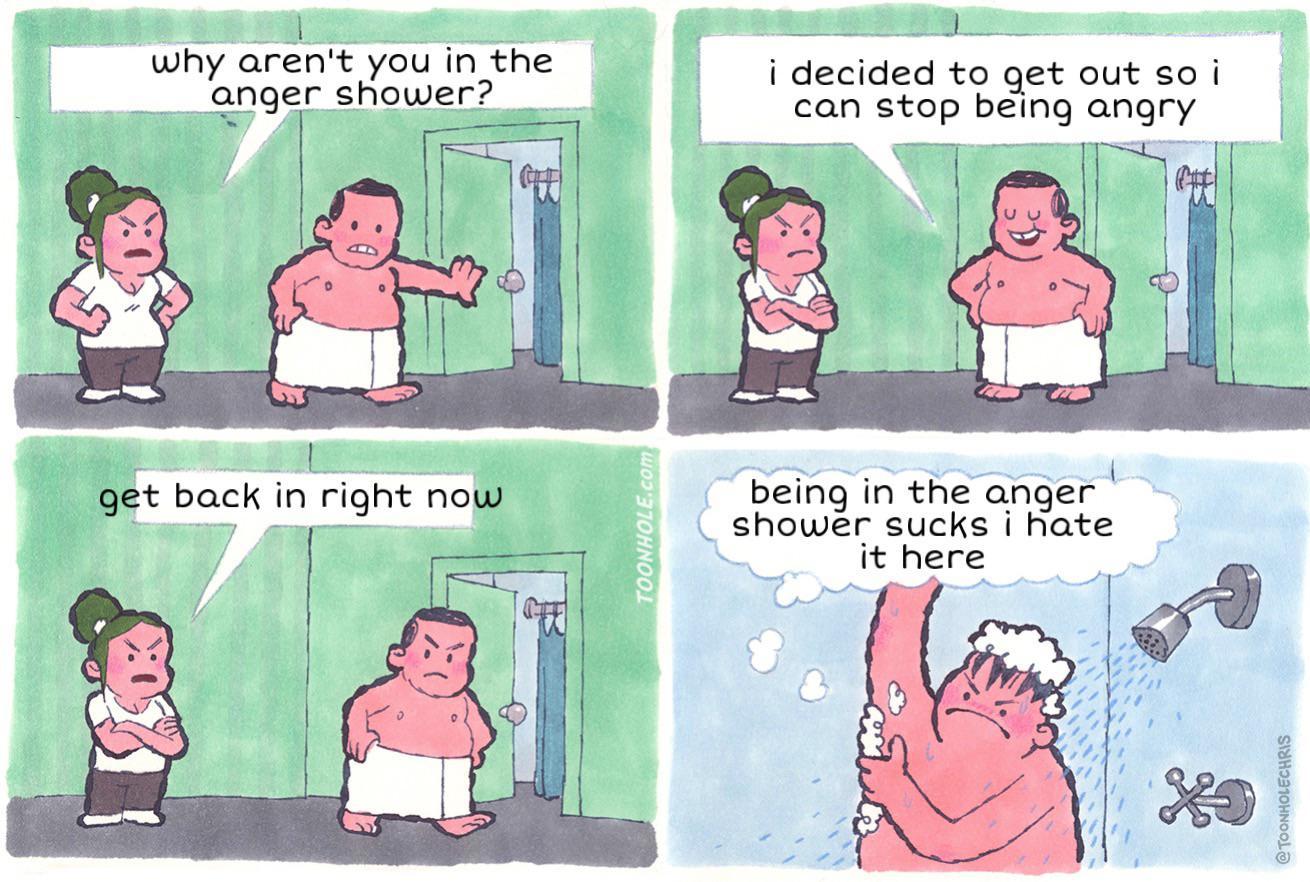 angry shower grrr | Bone Hurting Juice | Know Your Meme