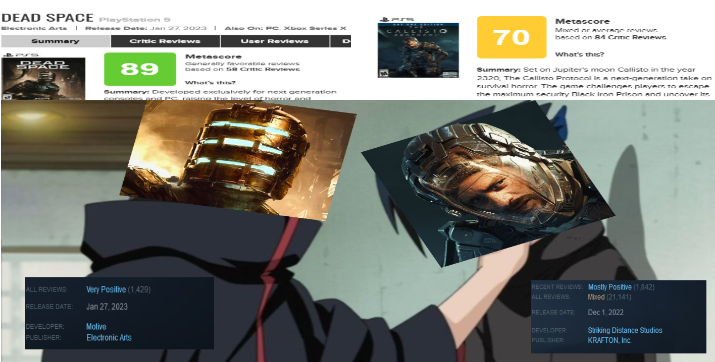 Dead Space vs. Callisto Protocol | Gaming | Know Your Meme