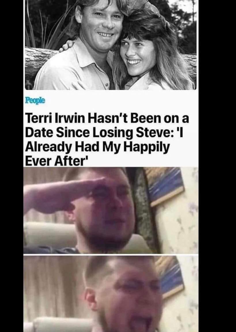 I’m not crying. You are | /r/wholesomememes | Steve Irwin | Know Your Meme