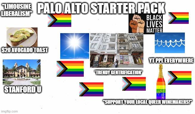 Palo Alto Starter Pack | /r/starterpacks | Starter Packs | Know Your Meme