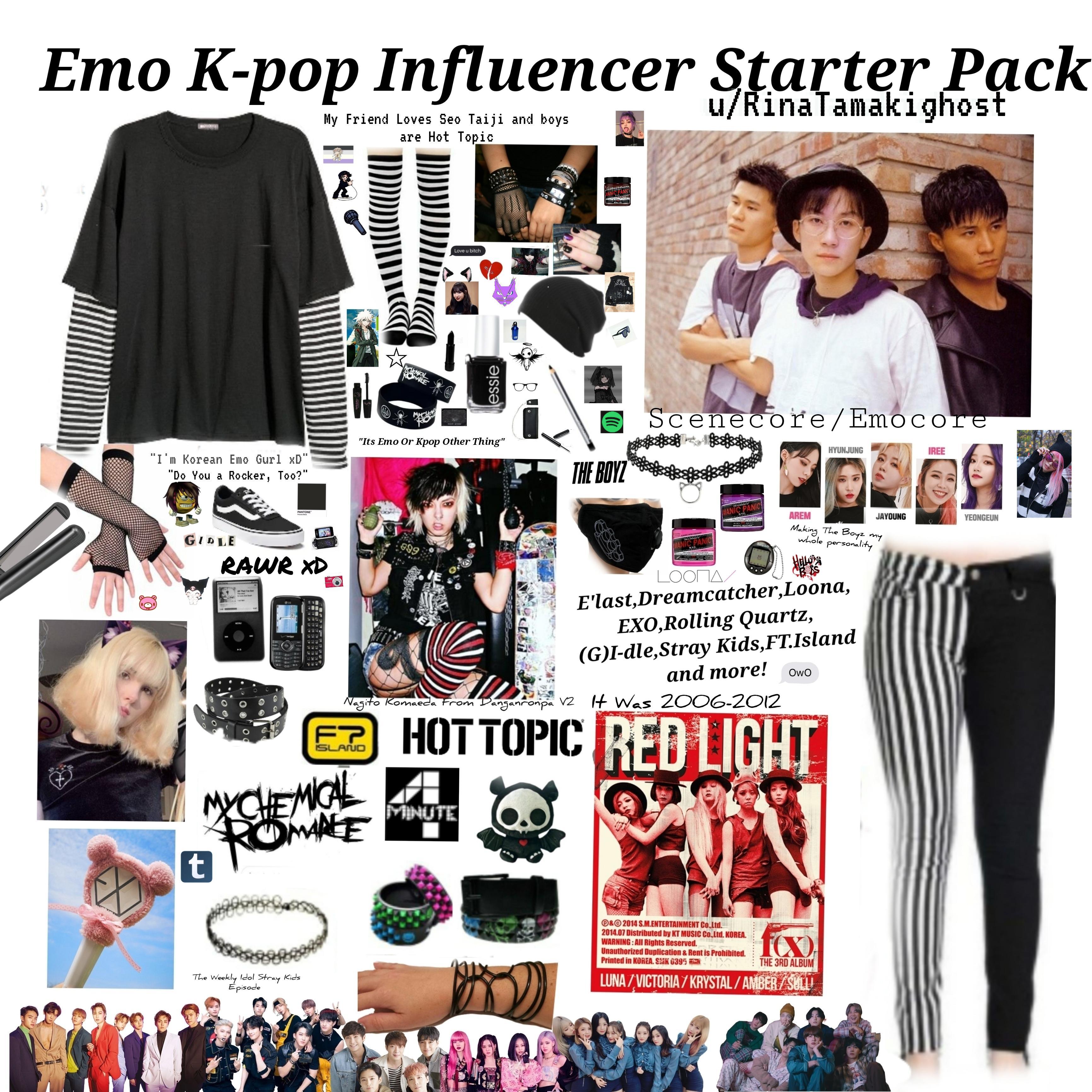 ☠︎♡Emo K-pop Starter Pack♡ ☠︎ | /r/starterpacks | Starter Packs | Know ...