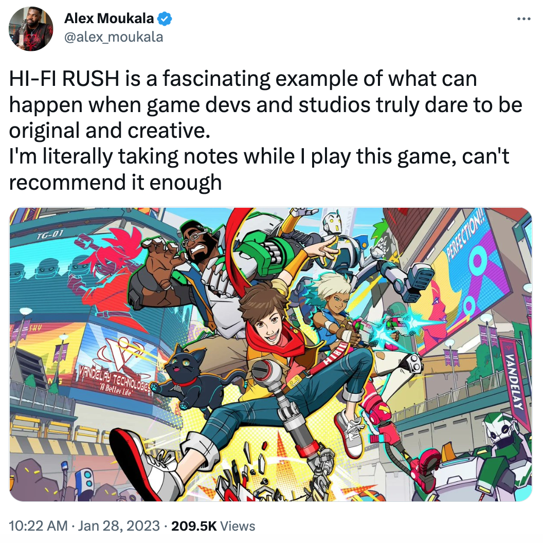 Alex Moukala | Hi-Fi Rush | Know Your Meme