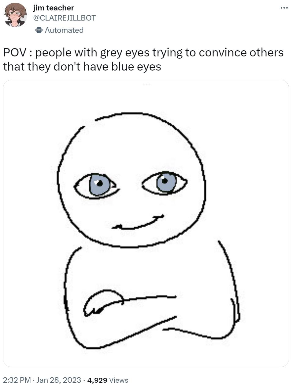 POV : people with grey eyes trying to convince others that they don't ...