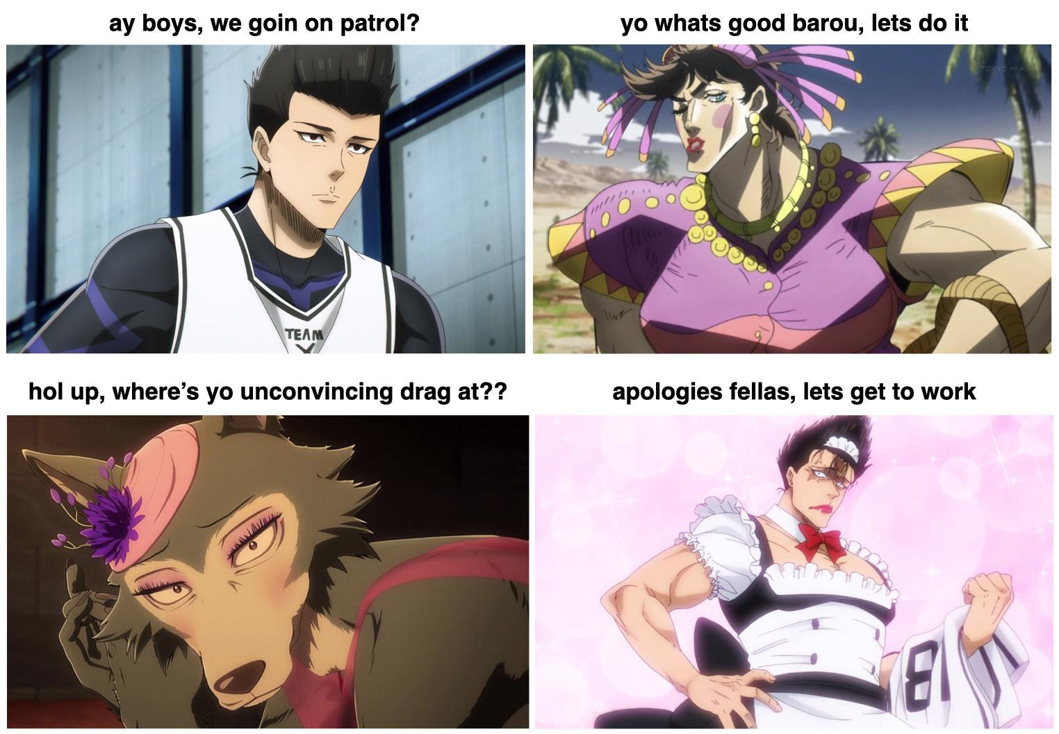 Reverse Thot Patrol | /r/ShitPostCrusaders/ | JoJo's Bizarre Adventure | Know Your Meme