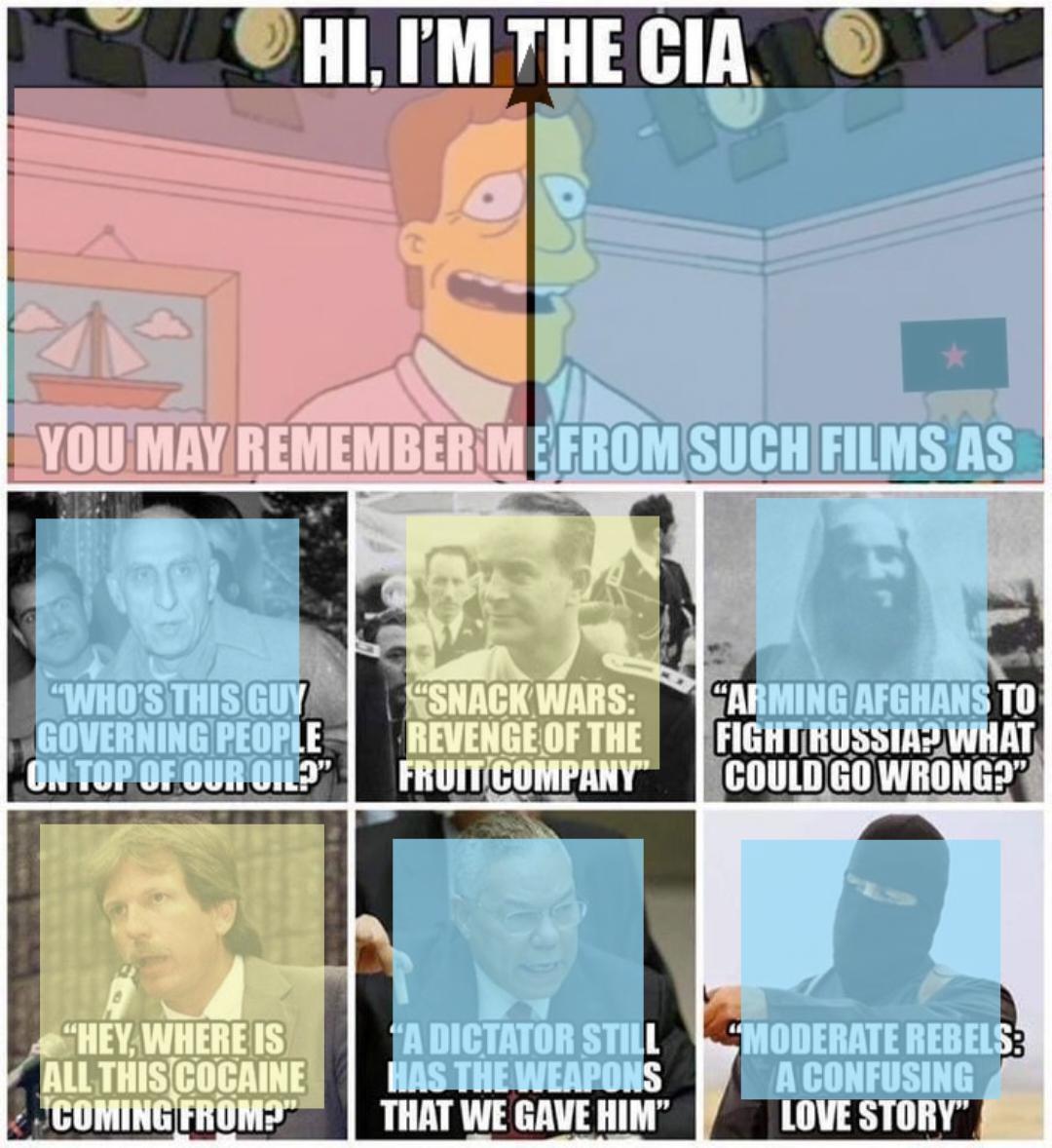 The CIA glow in the dark, you can see them if you're driving | /r ...