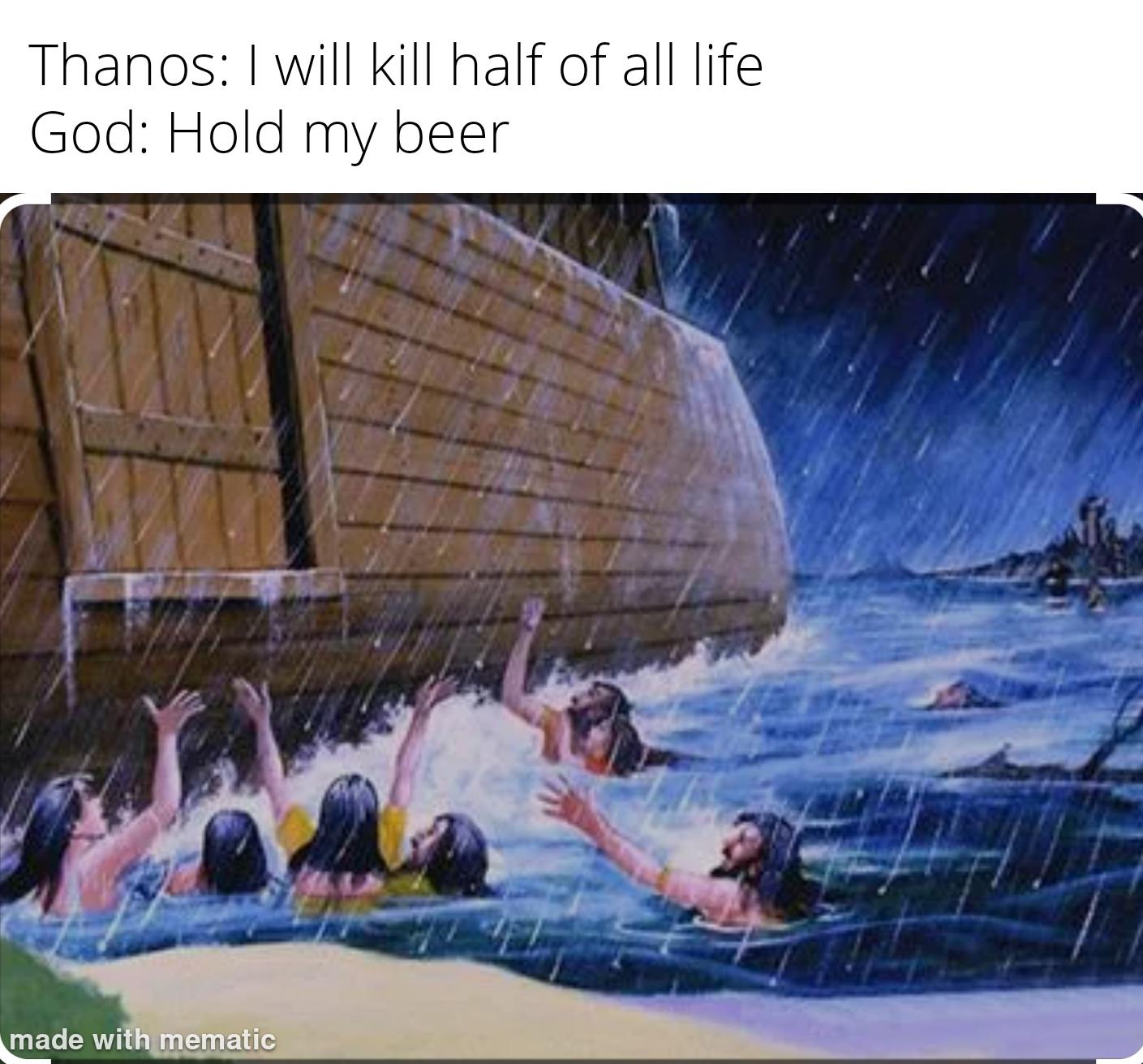 Hold my beer | /r/dankmemes | Christianity | Know Your Meme