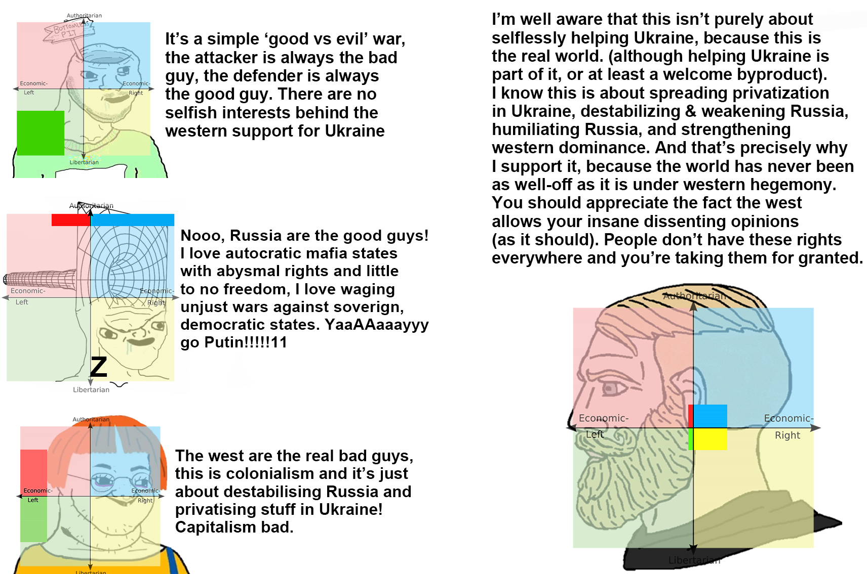 I got tired of having basic geopolitics explained to me by woke people ...