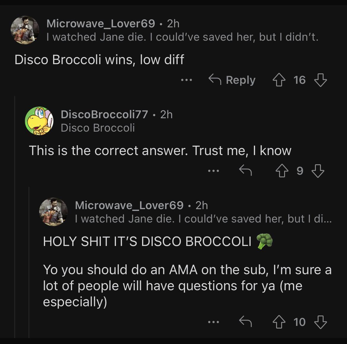 Disco broccoli!!! | /r/beetlejuicing/ | Beetlejuicing | Know Your Meme