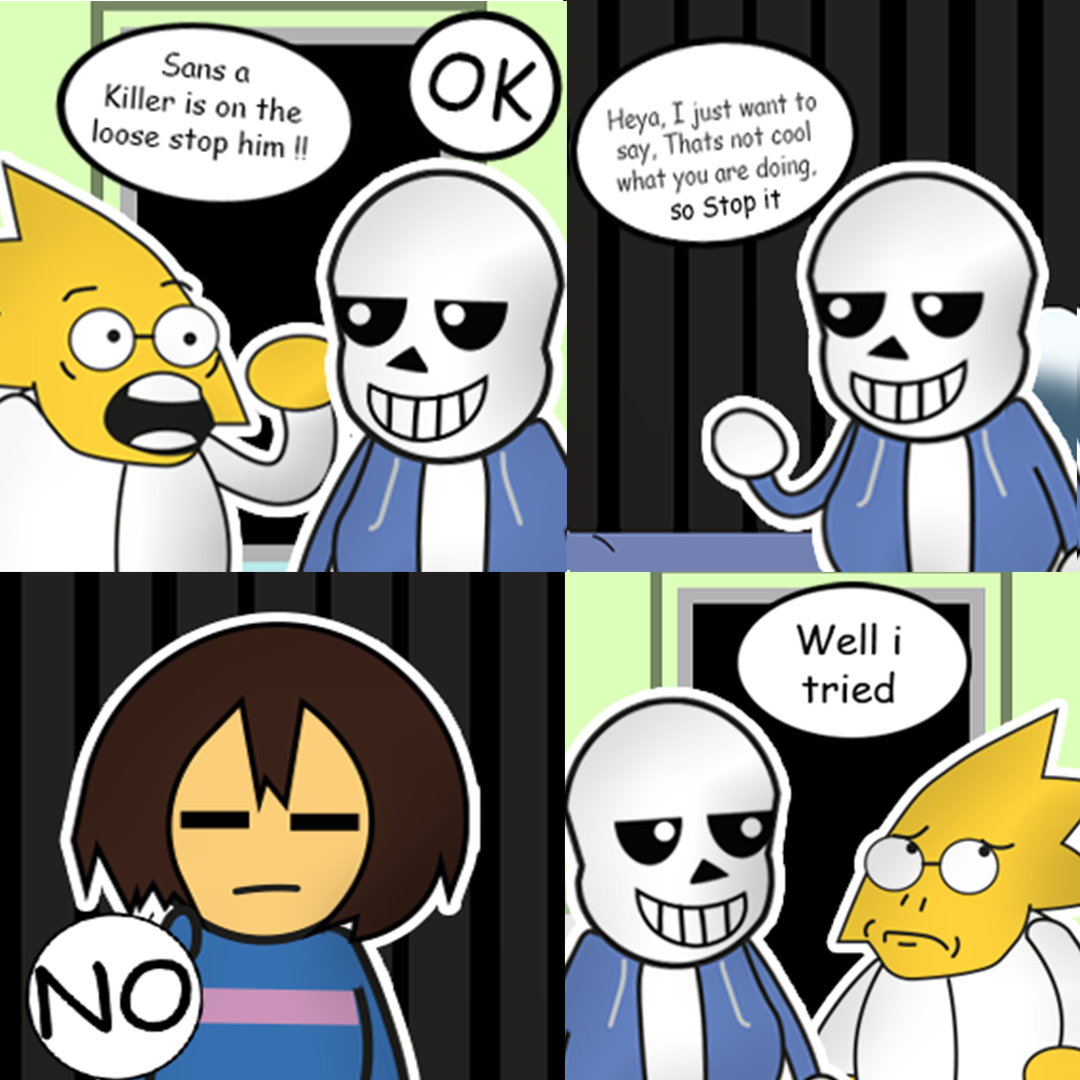 Sans VS The Human | Undertale | Know Your Meme
