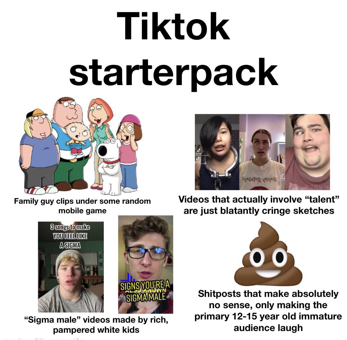 TikTok Starterpack | /r/starterpacks | Starter Packs | Know Your Meme