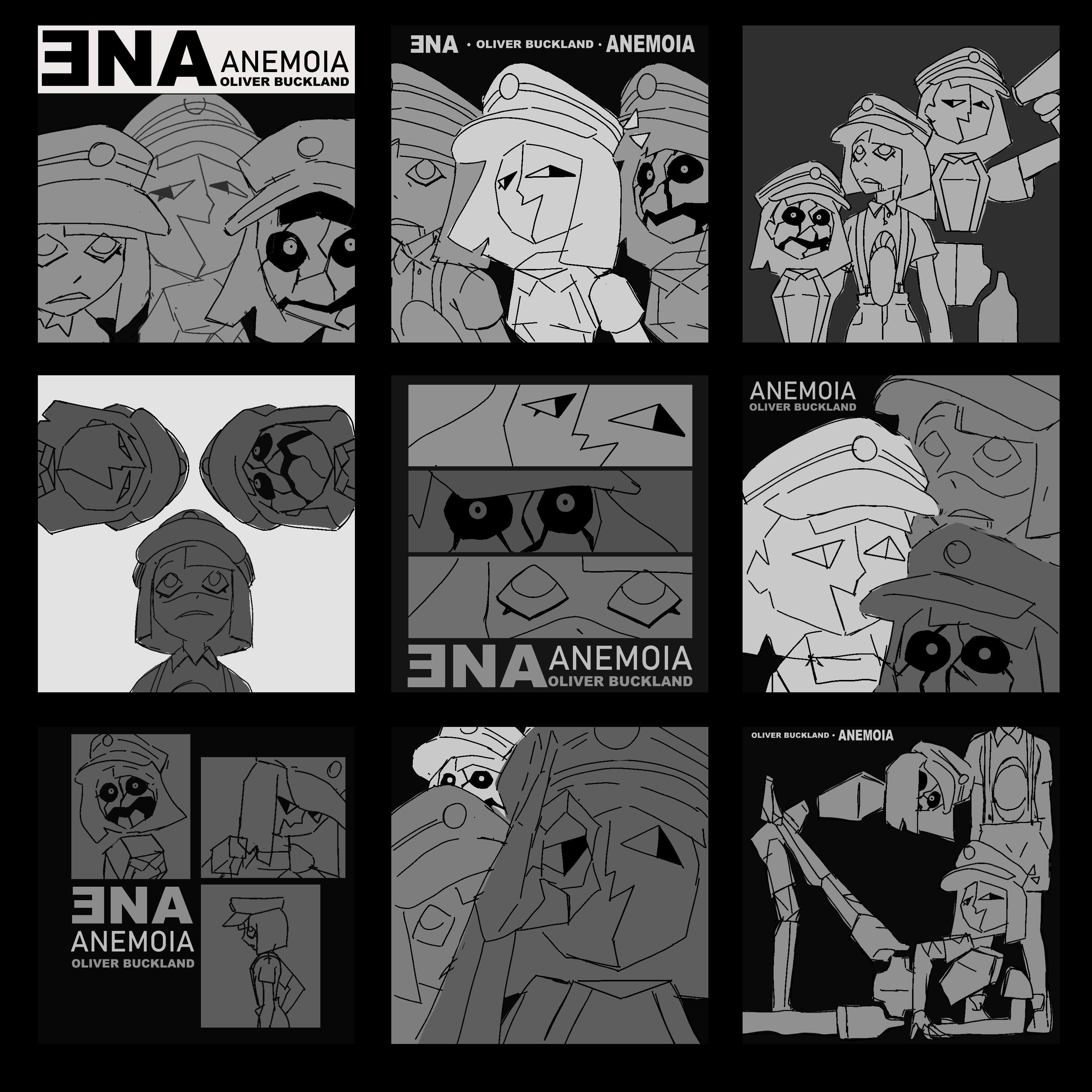 "anemoia" Track Art Drafts | ENA | Know Your Meme