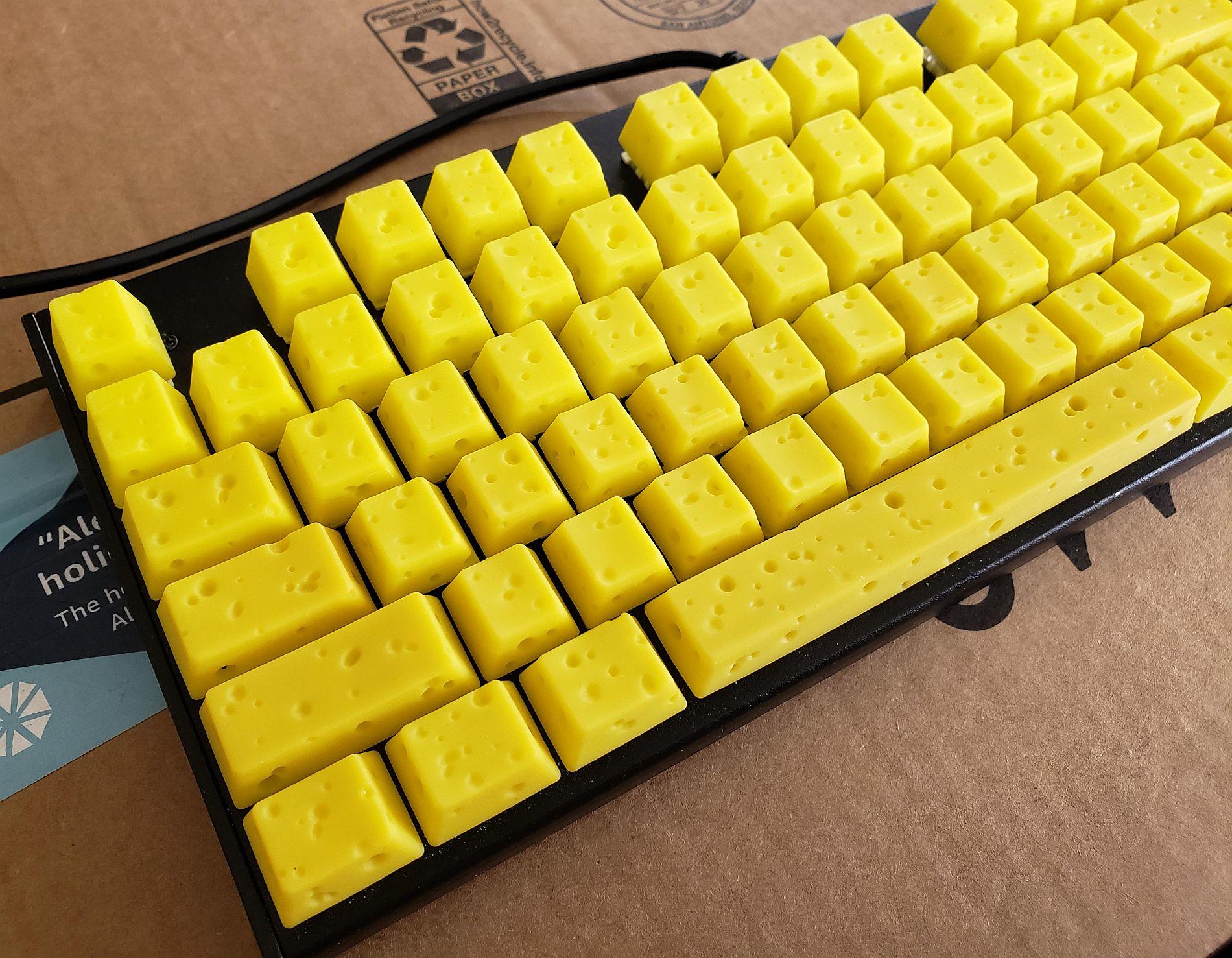 a cheesy keyboard | Literally | Know Your Meme