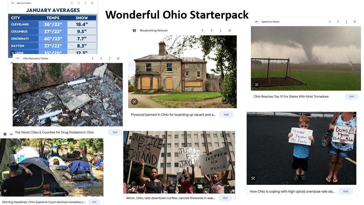 Wonderful Ohio Starterpack | /r/starterpacks | Starter Packs | Know ...