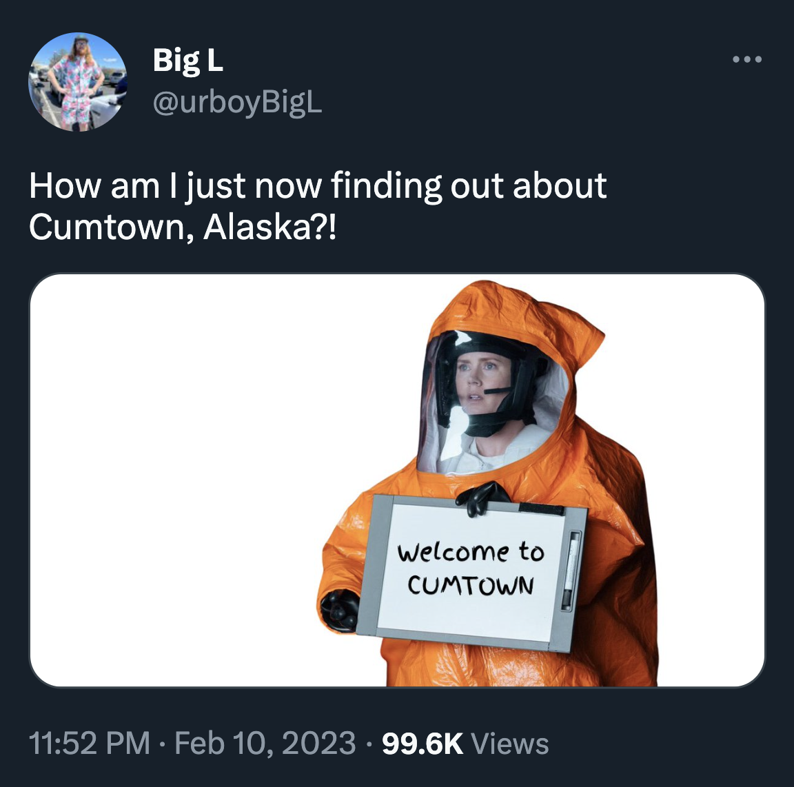 Cumtown Alaska Twitter Meme | Cumtown, Alaska | Know Your Meme