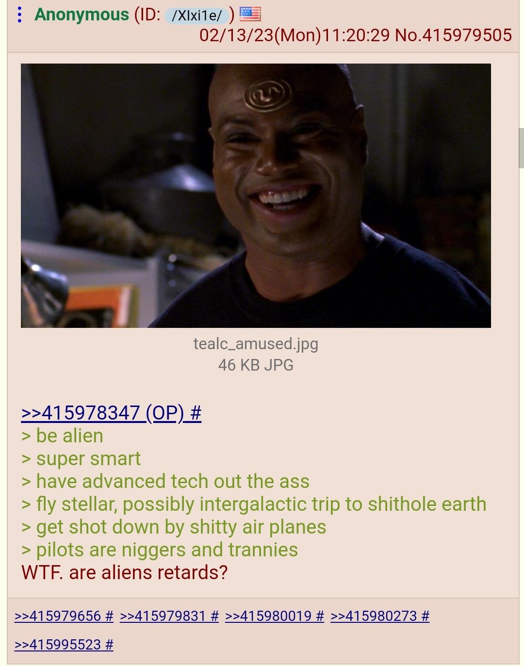 alien tech mogged by an aircraft that was designed in 20th century | /r ...