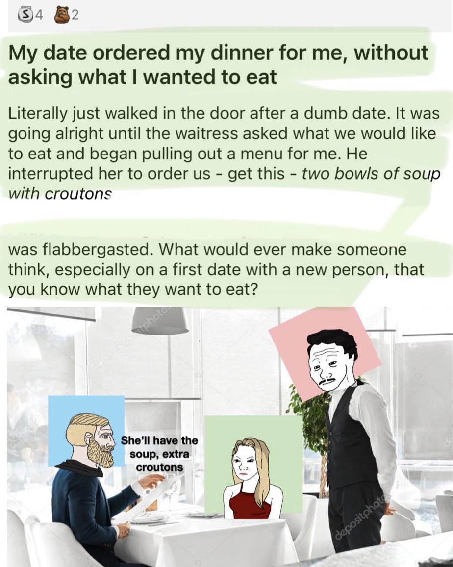 Auth Right goes on a date | /r/PoliticalCompassMemes | Political ...
