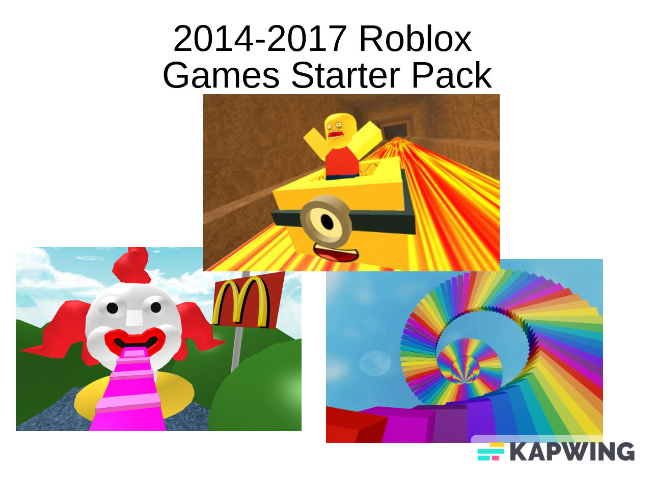 2014-2017 Roblox Games Starter Pack | /r/starterpacks | Starter Packs ...