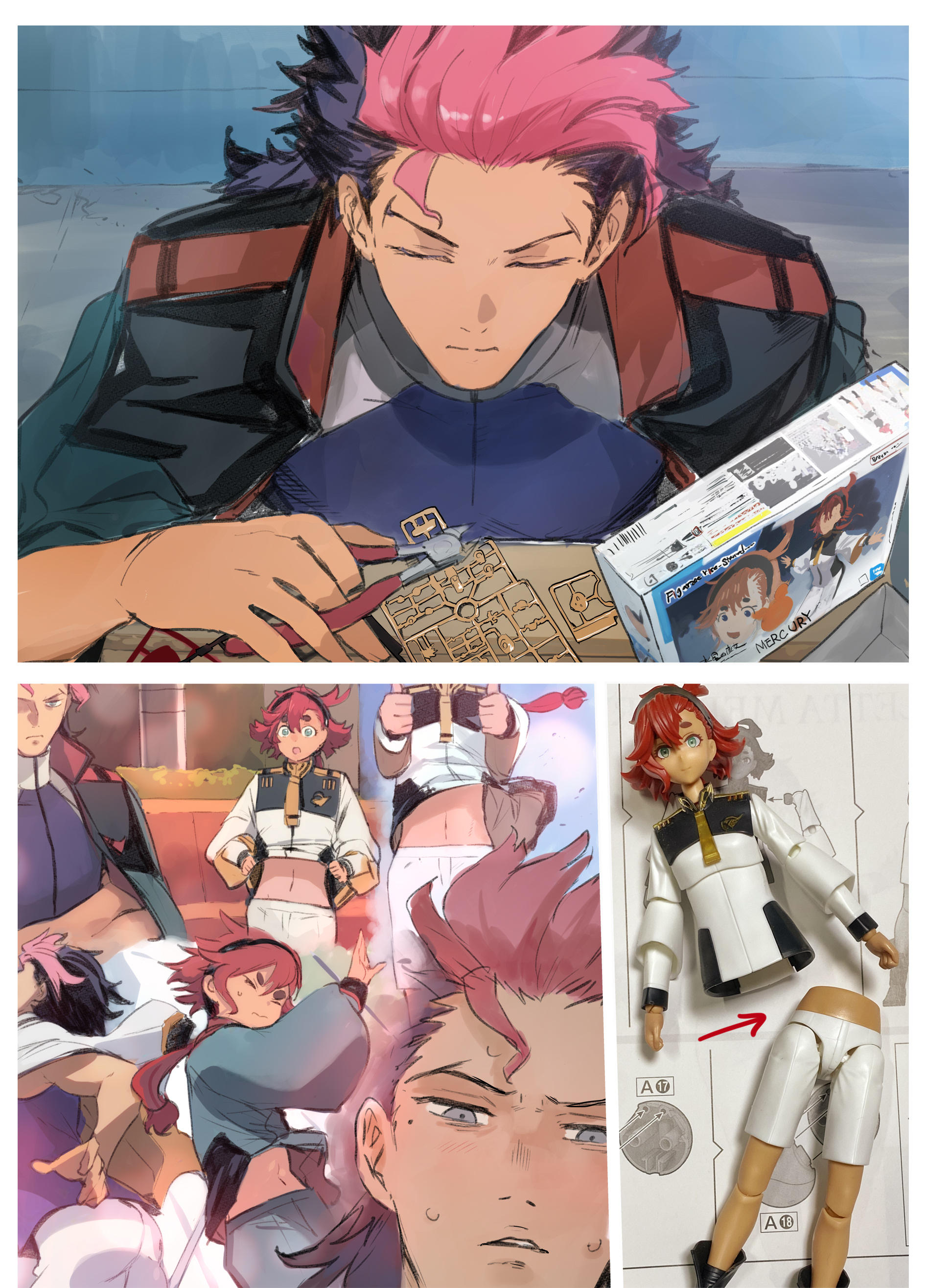 Assembling Suletta | Mobile Suit Gundam | Know Your Meme