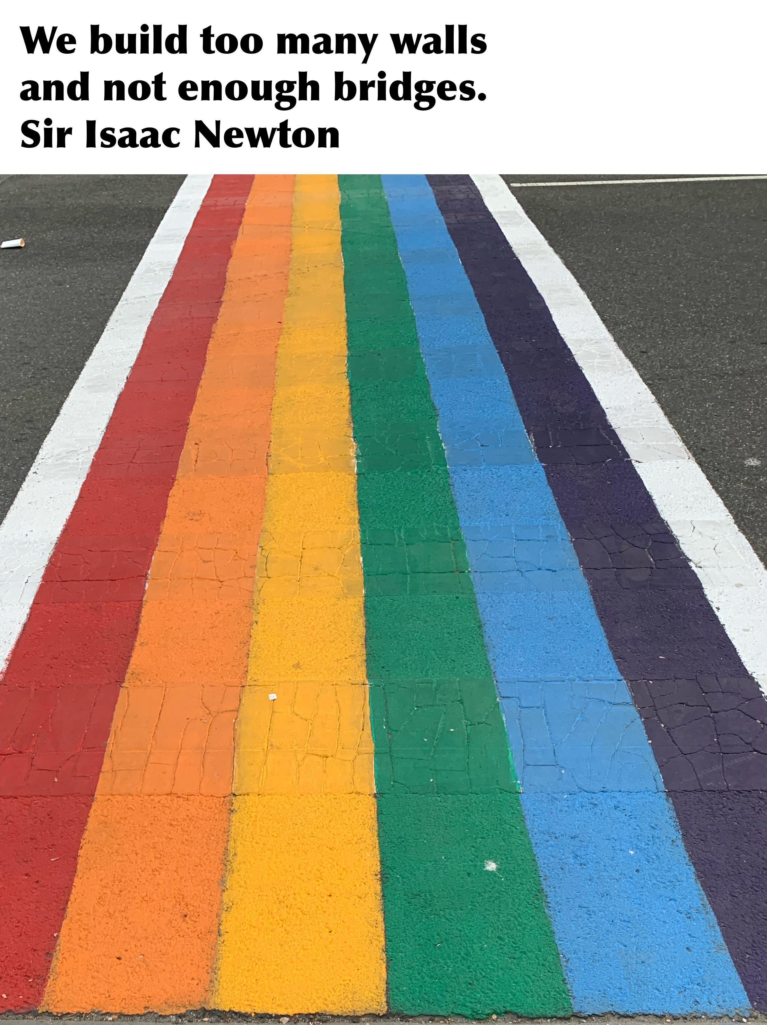 It takes courage to build a bridge, it takes fear to build a wall. | /r ...