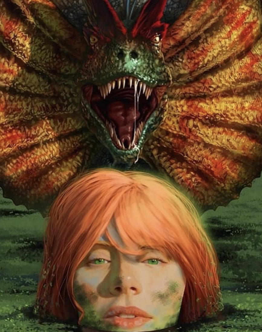 Jurassic World Dilophosaurus Art Jurassic Park Know Your Meme