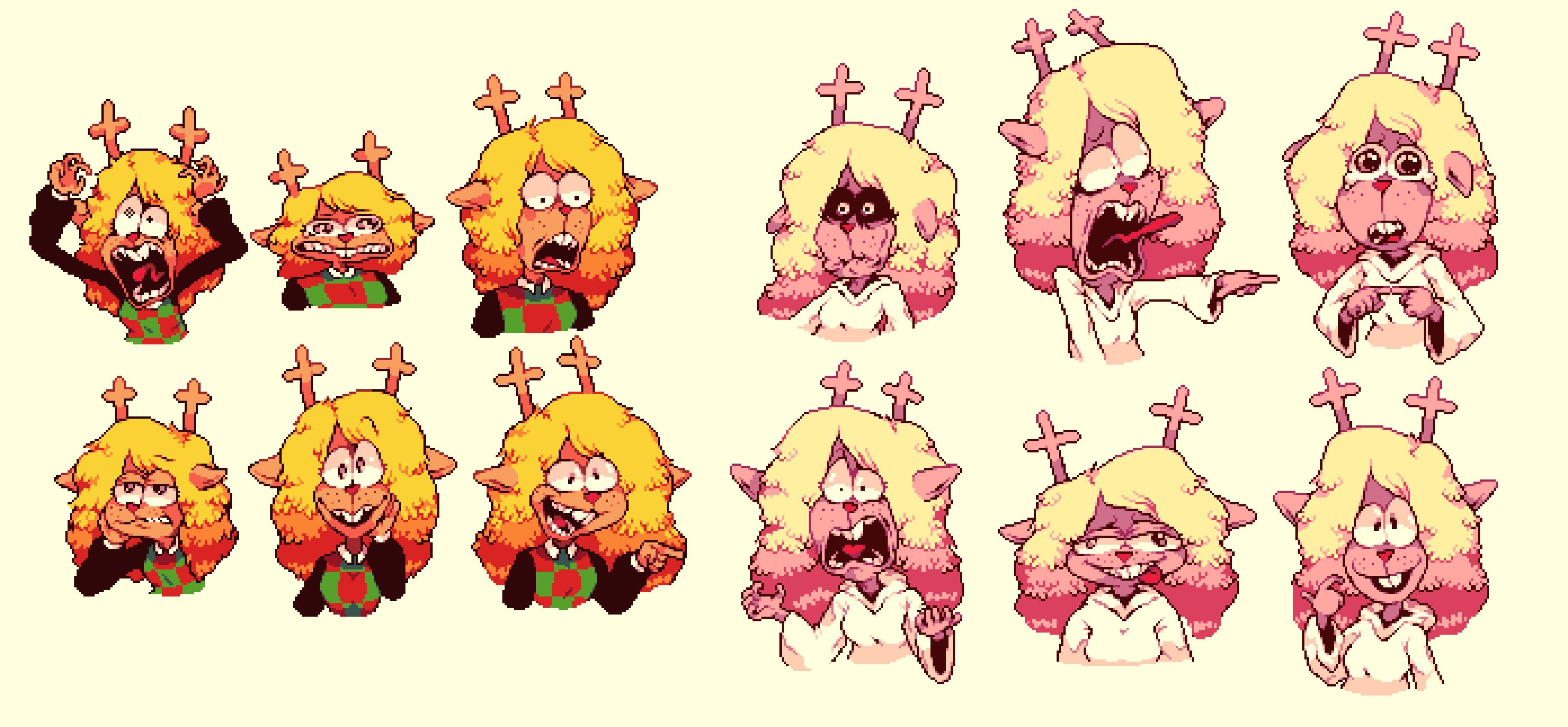 Noelle Expressions (@AsepriteRico) | Deltarune | Know Your Meme