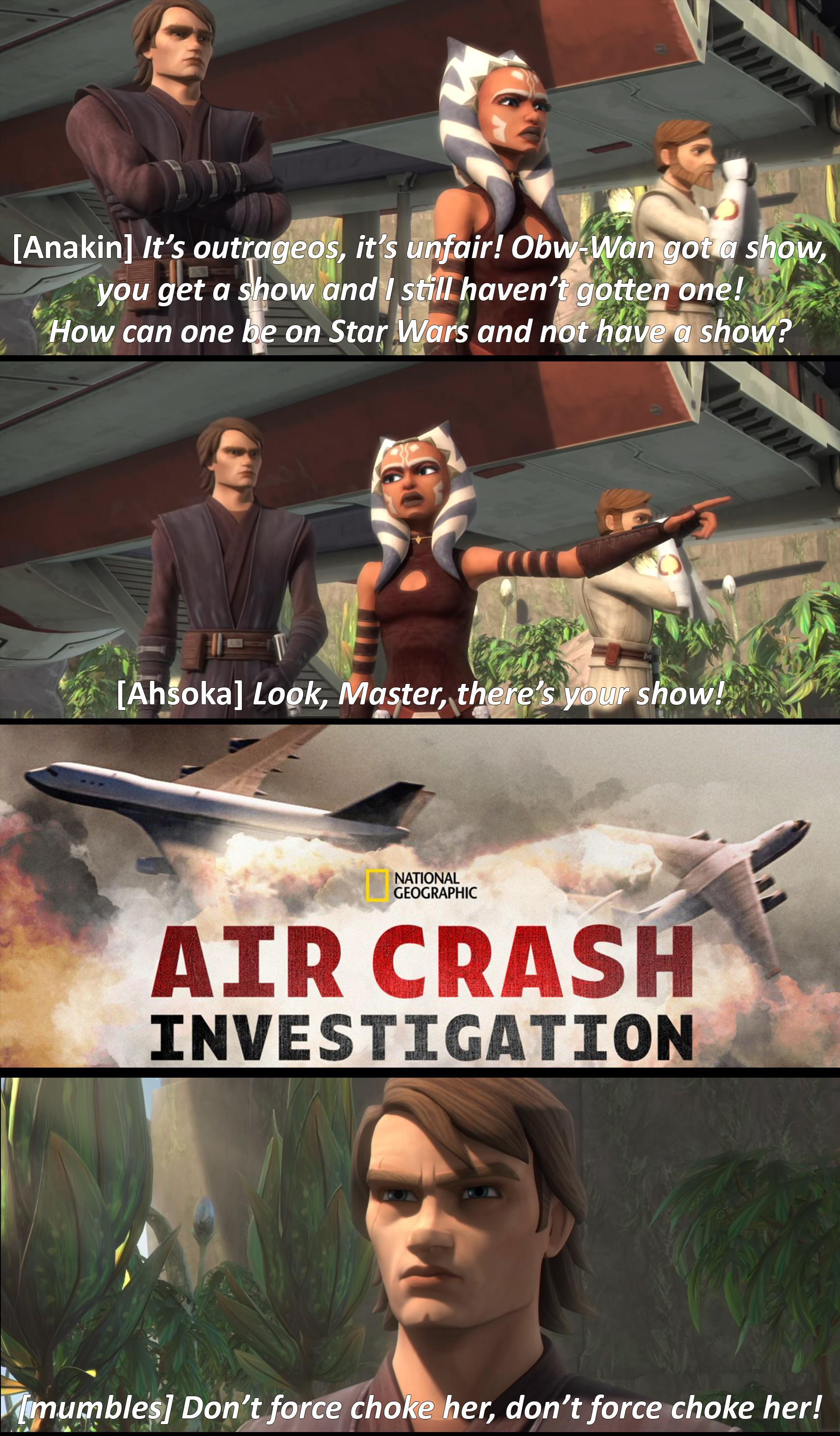 How come every time you fly, we crash? | /r/PrequelMemes | Prequel ...