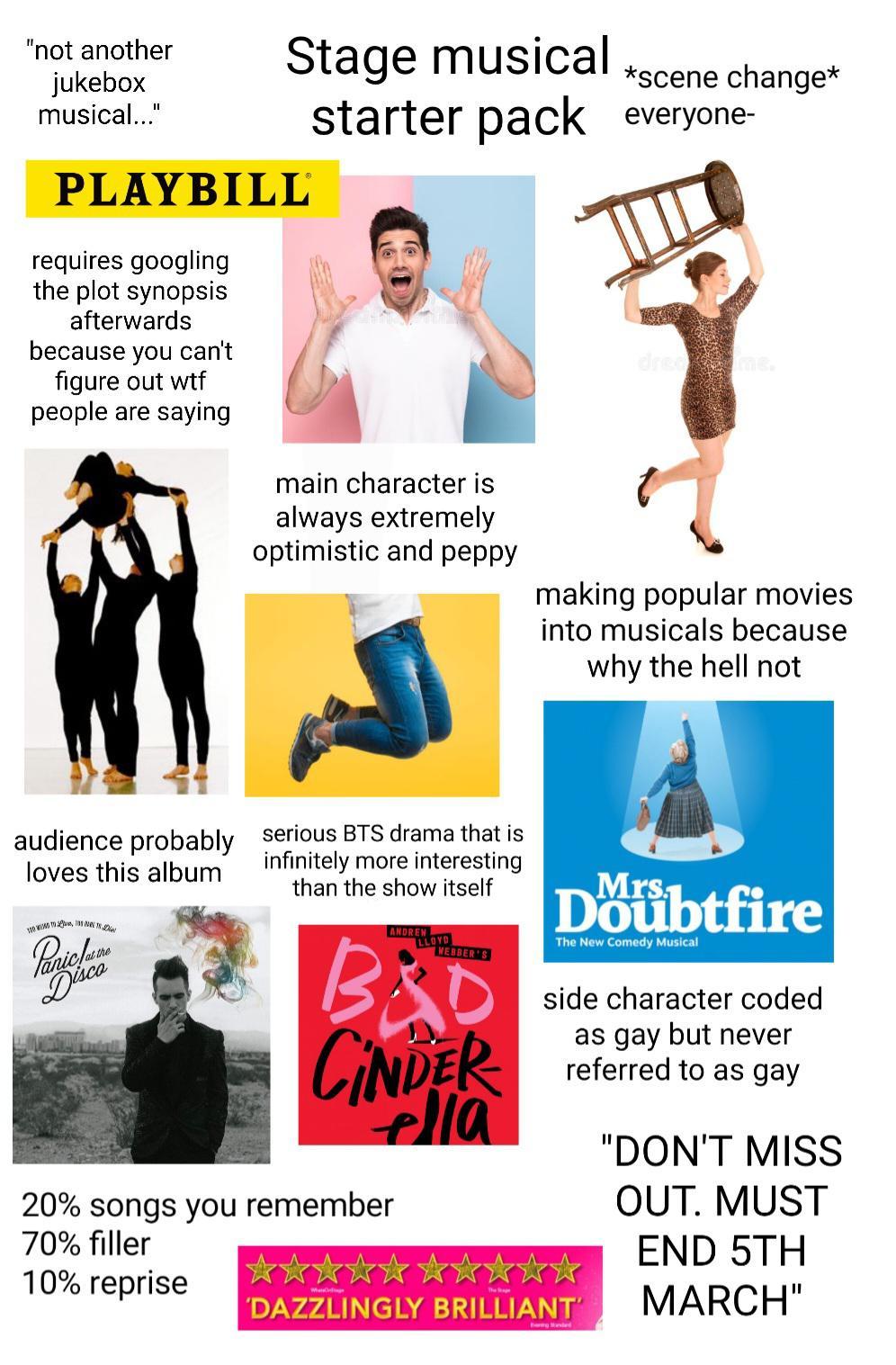 Stage musical starter pack | /r/starterpacks | Starter Packs | Know ...