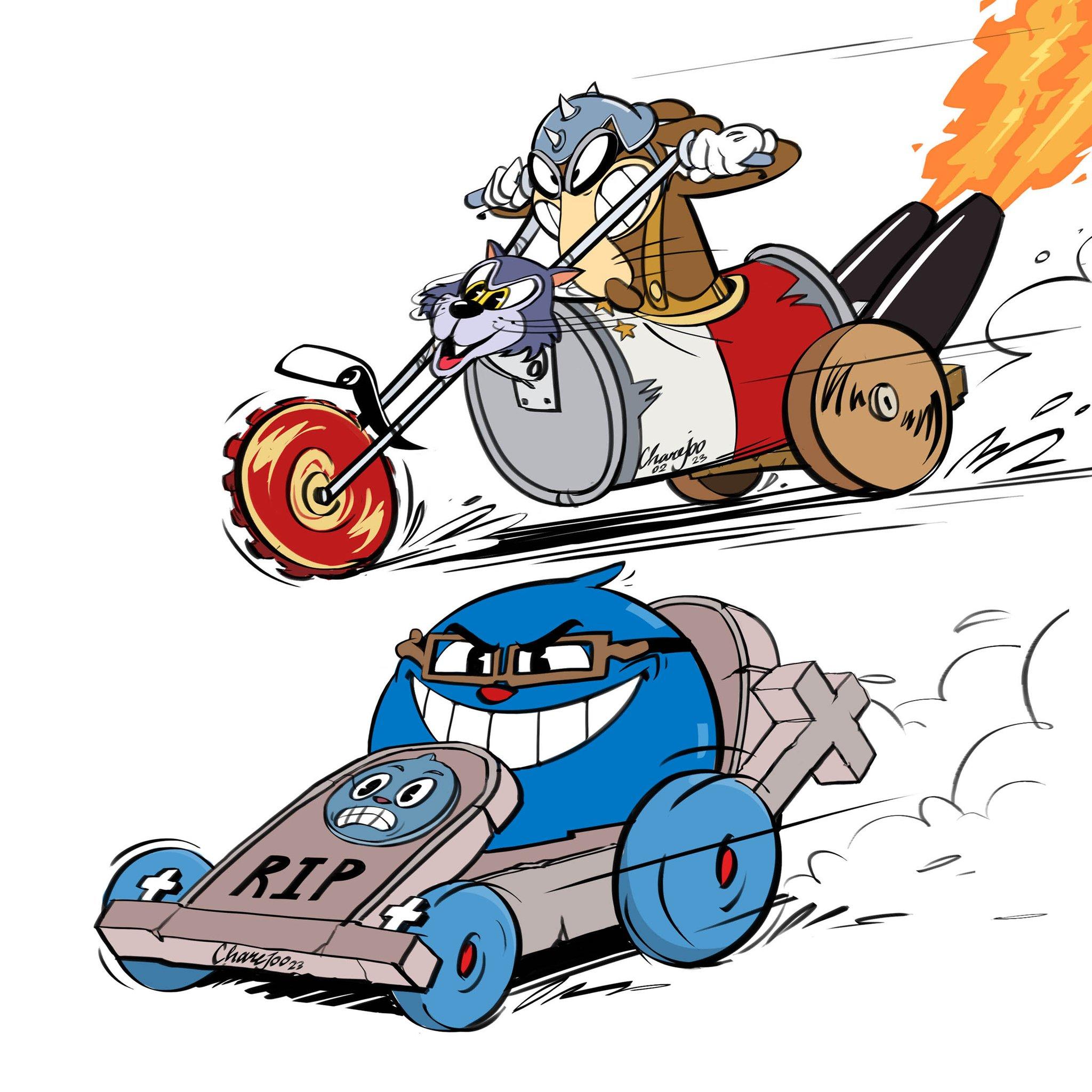 Cuphead Racers 2 - Werner Werman and Goopy Le Grande | Cuphead | Know ...