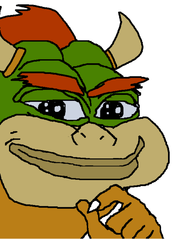 Bowser pepe | Smug Frog | Know Your Meme