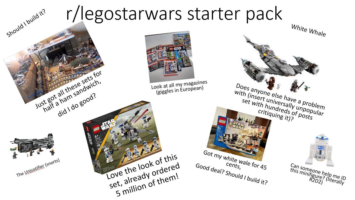 r/legostarwars starter pack | /r/starterpacks | Starter Packs | Know ...