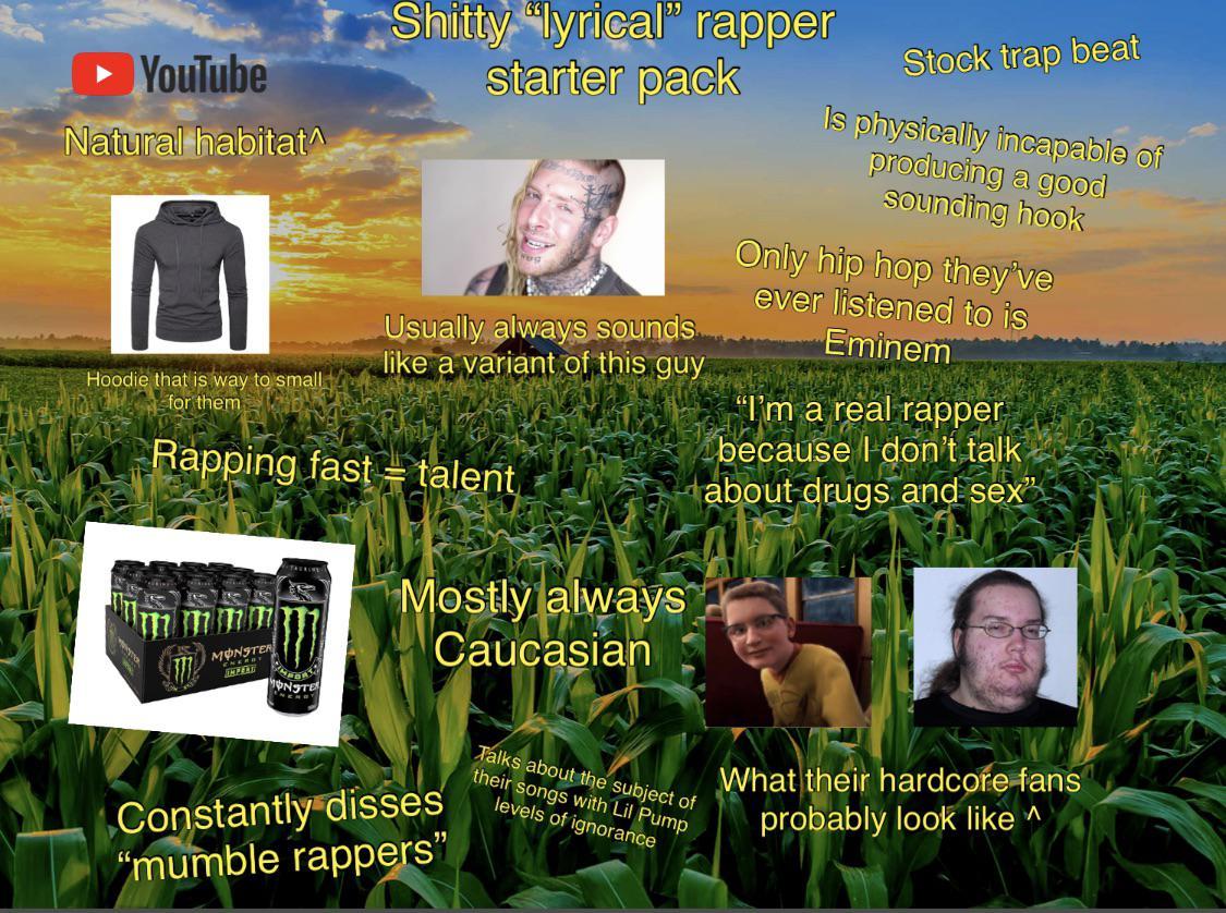 Shitty “lyrical” rapper starter pack | /r/starterpacks | Starter Packs ...
