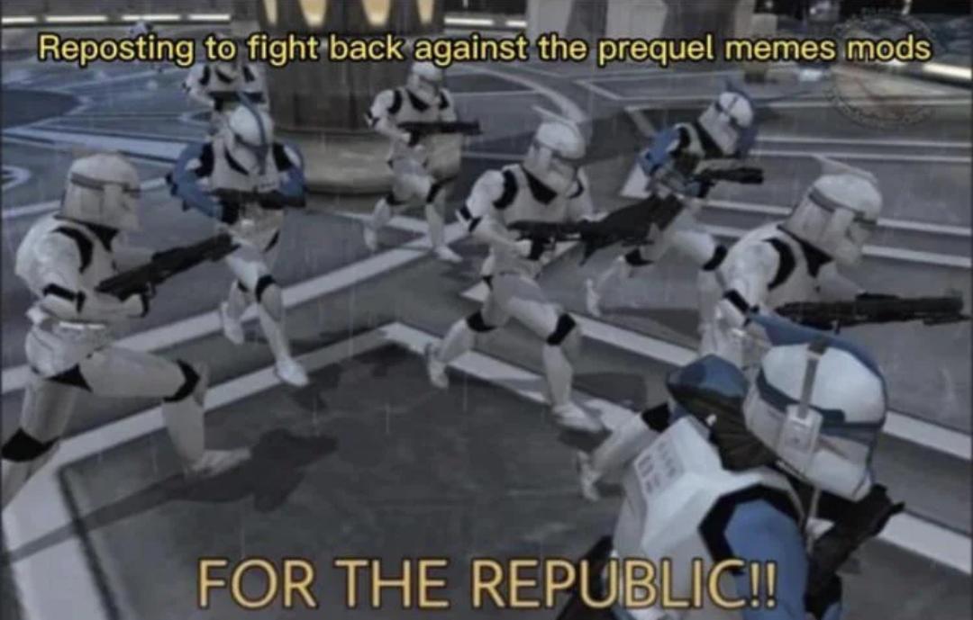 They're flanking us! | /r/PrequelMemes | Prequel Memes | Know Your Meme