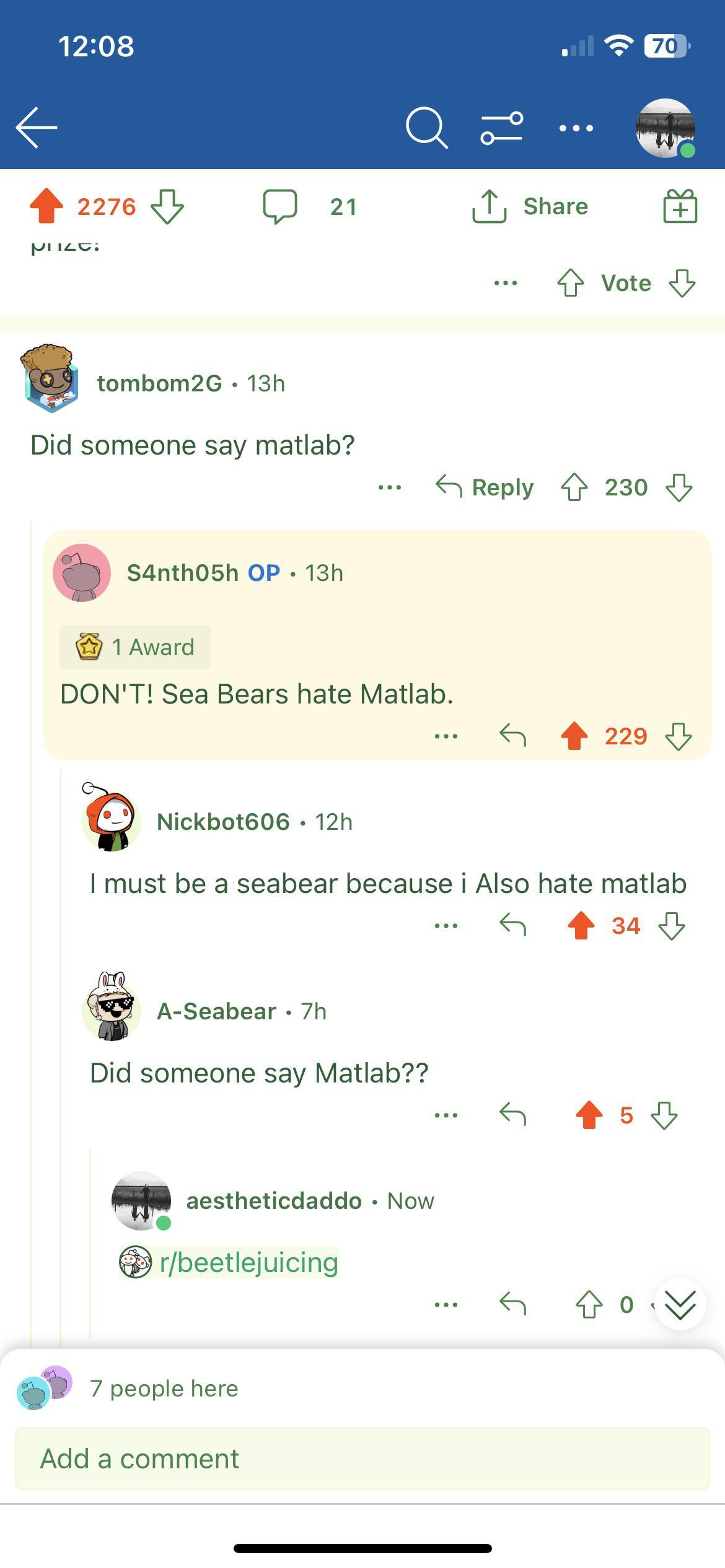 seabear | /r/beetlejuicing/ | Beetlejuicing | Know Your Meme