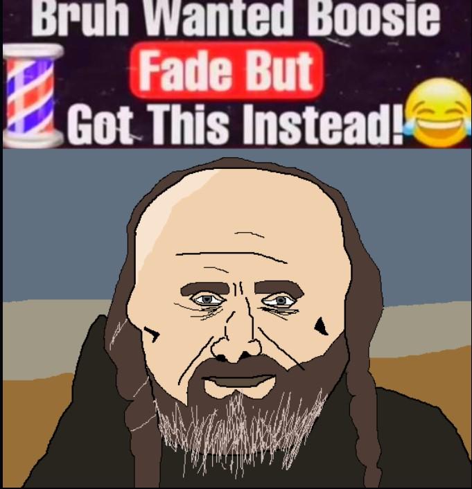 Boosie fade Willem Dafoe artwork by DrMcMiller | Bruh Wanted Boosie ...