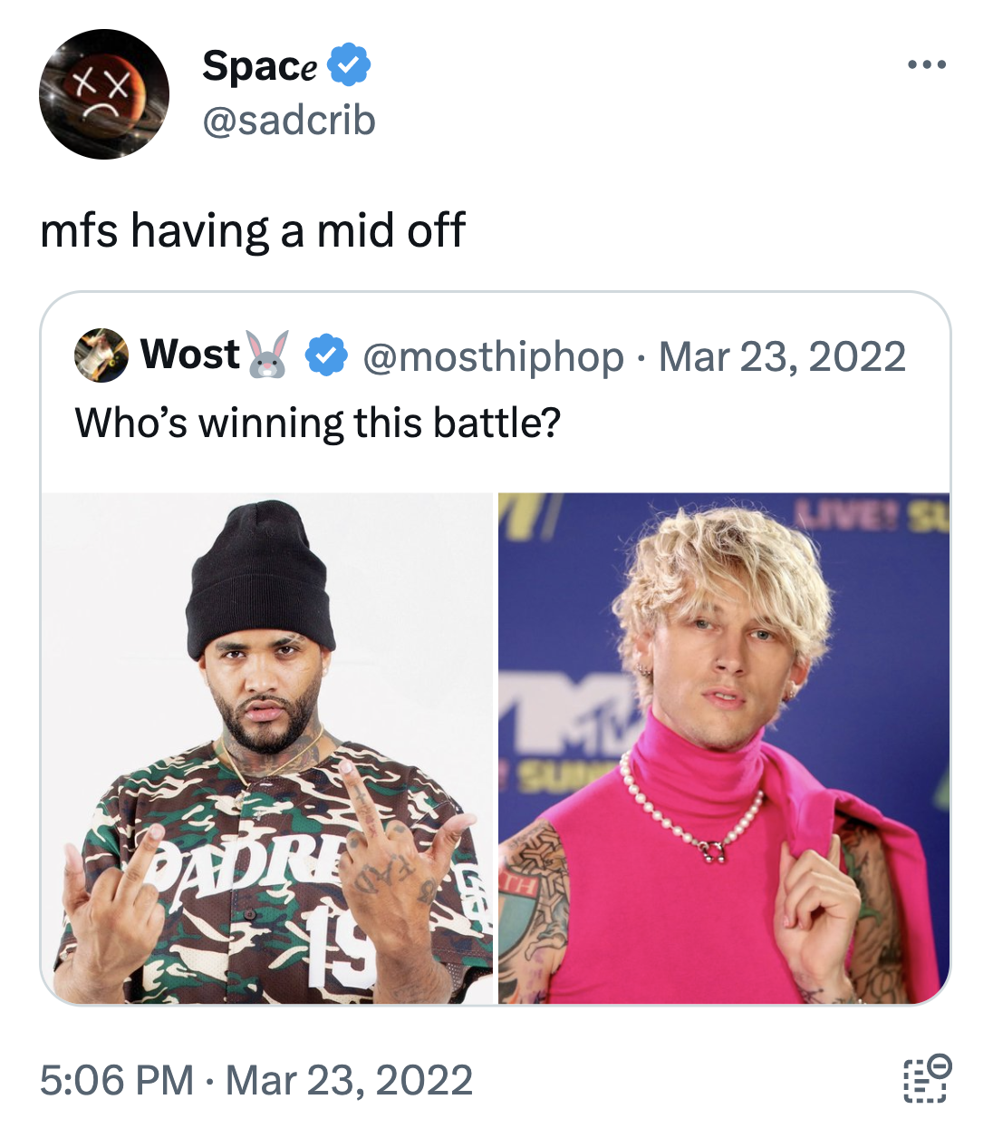 They Having a Mid Off (meme) | They Having a Mid Off | Know Your Meme