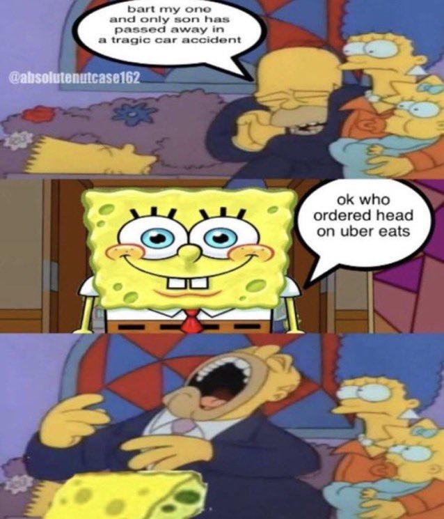 sponch jop head | /r/okbuddyretard | OkBuddyRetard | Know Your Meme