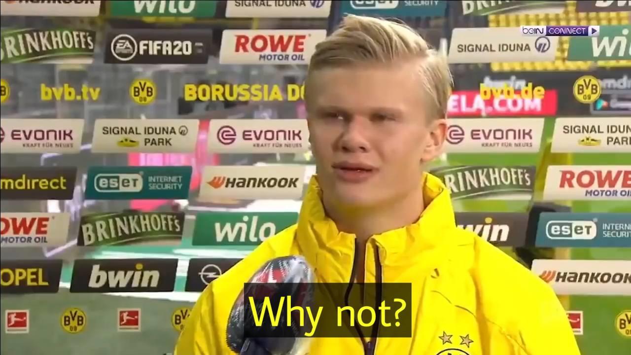 Erling Haaland Why Not? | Erling Haaland | Know Your Meme