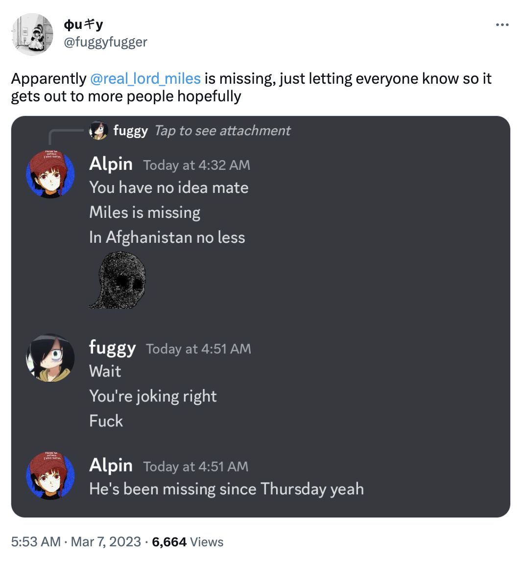 Lord Miles Missing March 2023 | Lord Miles | Know Your Meme