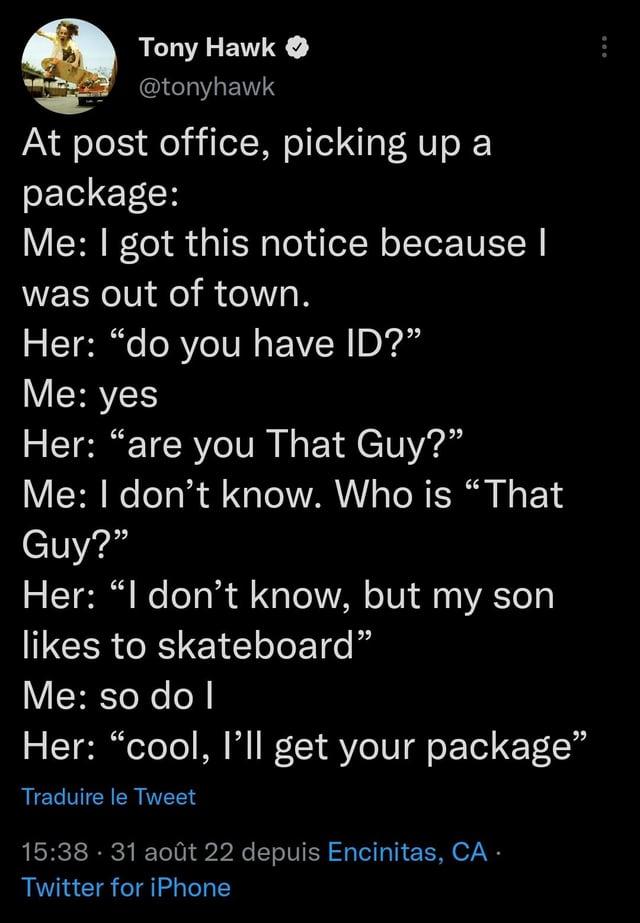 Tony hawk | Know Your Meme