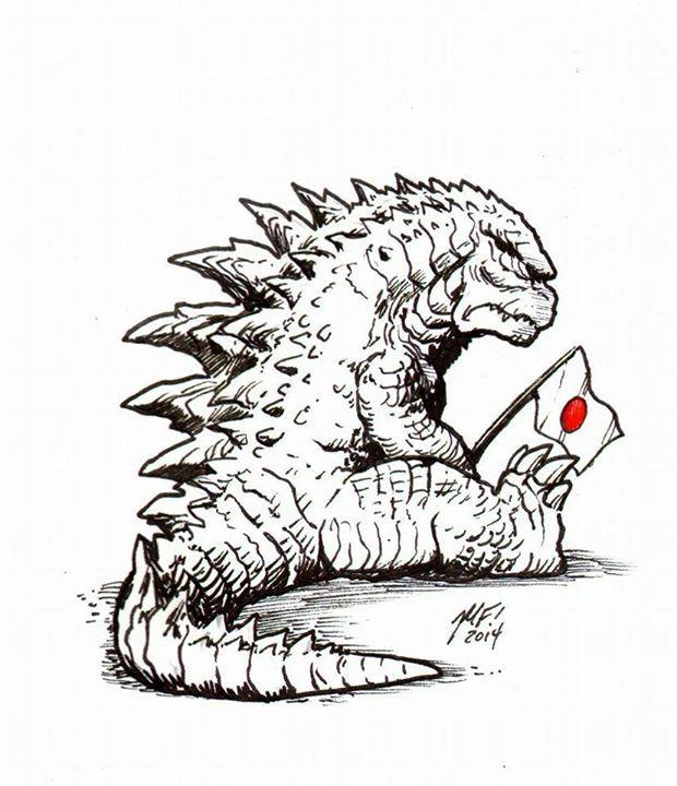 Sad Godzilla by Matt frank | Godzilla | Know Your Meme