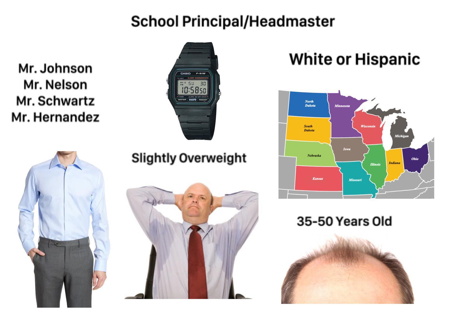 American School Principal Starterpack | /r/starterpacks | Starter Packs ...