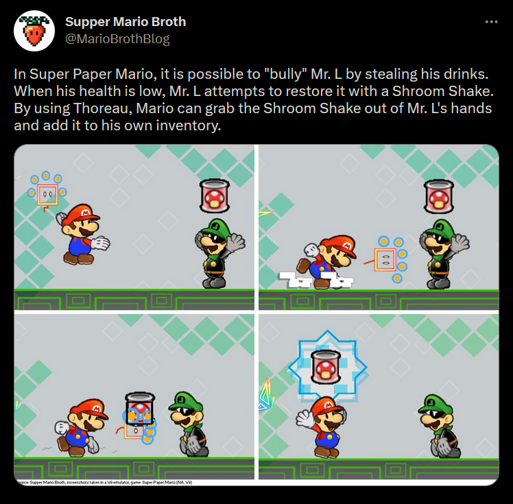 You can bully Mr. L | Paper Mario | Know Your Meme