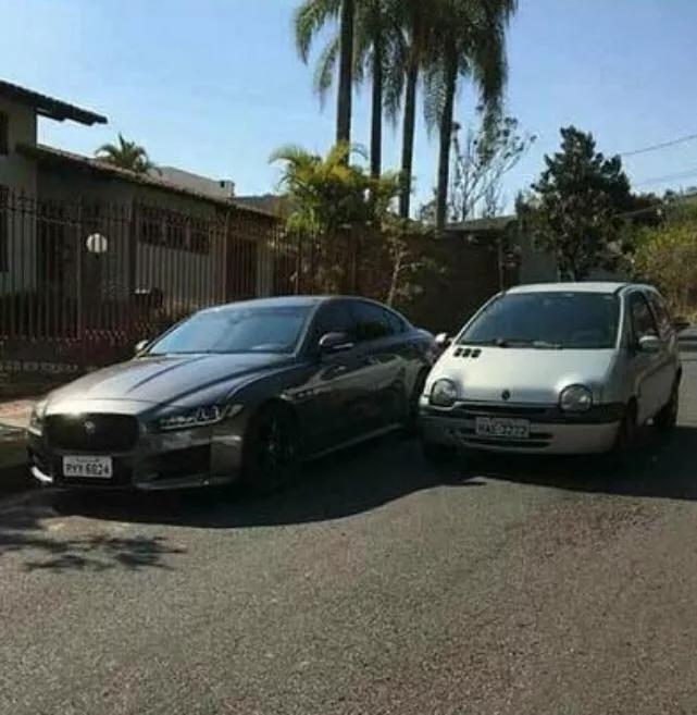 Renaultcel brutally mogged by jaguar chad | Mogging | Know Your Meme