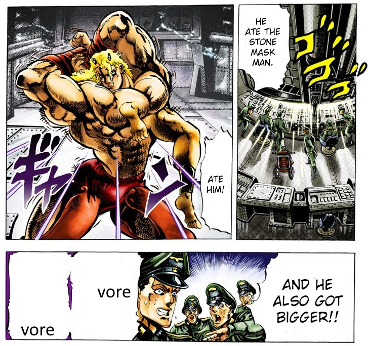 vore | /r/ShitPostCrusaders/ | JoJo's Bizarre Adventure | Know Your Meme