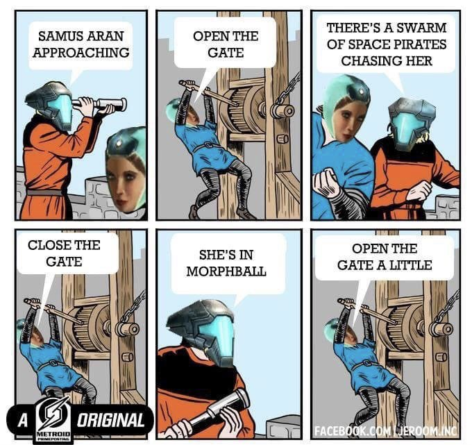 Guess her hand-cannon doesn't do wood | Open the Gate! | Know Your Meme