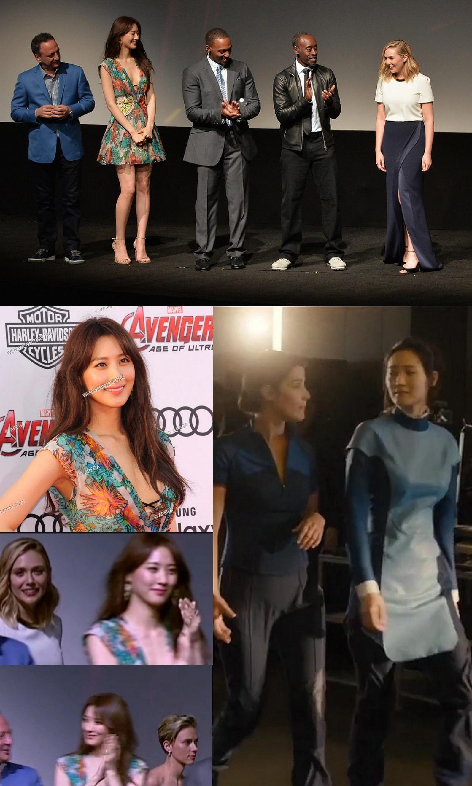 Claudia Kim (that Asian gigastacy) mogging the entire White MCU female ...