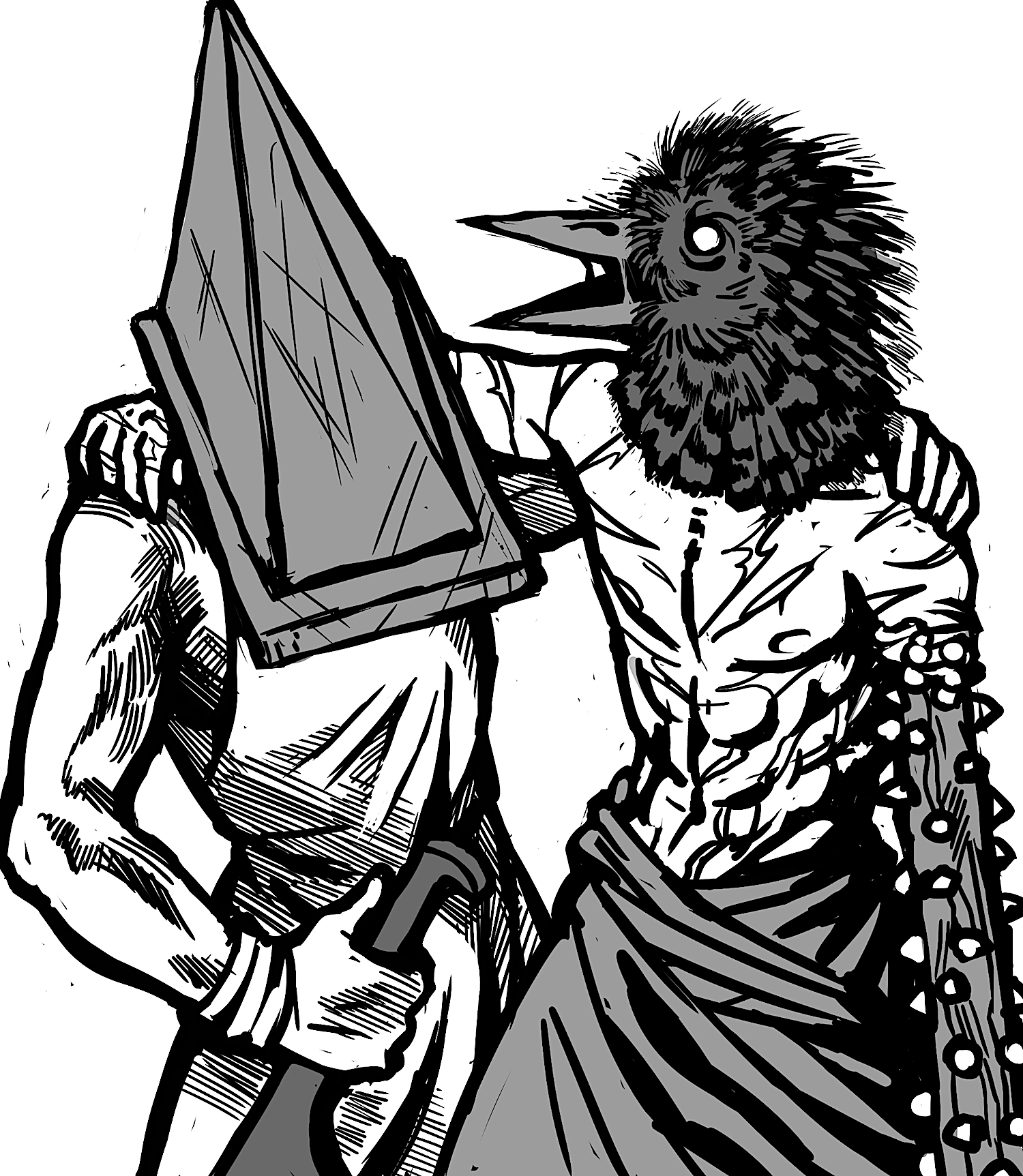Pyramid Head & Crow Mauler | Silent Hill | Know Your Meme